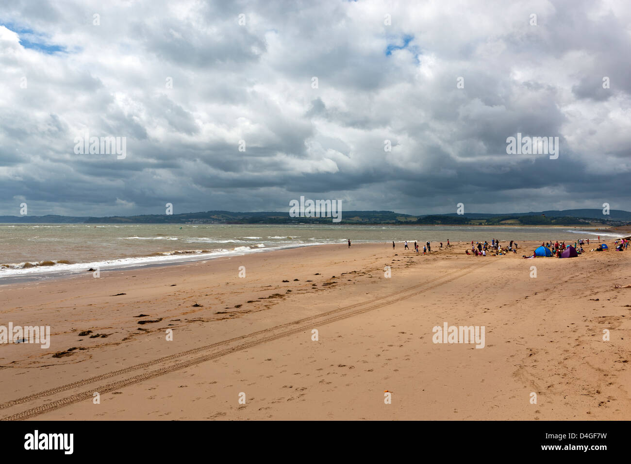 Exmouth beach, Devon, England, United Kingdom, Europe Stock Photo - Alamy