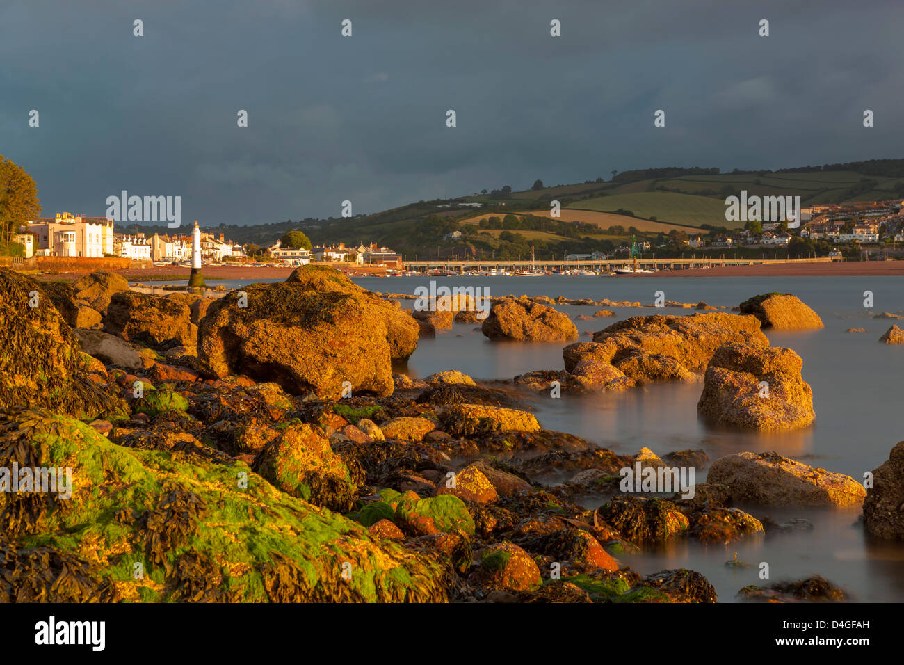 The Teign Estuary, Teignmouth, Devon, UK, England, Europe Stock Photo ...