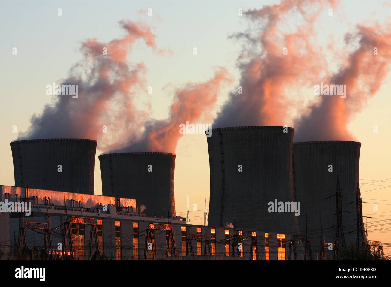 Industry fuel and power generation nuclear energy nuclear power station ...