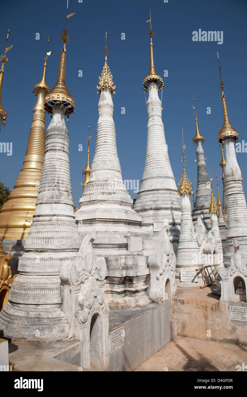 Shwe Inn Thein Paya Inthein near Inle Lake Burma Stock Photo - Alamy