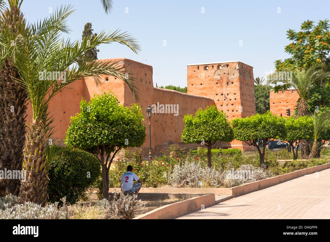 Old city wall, Marrakesh, Morocco, North Africa Stock Photo - Alamy