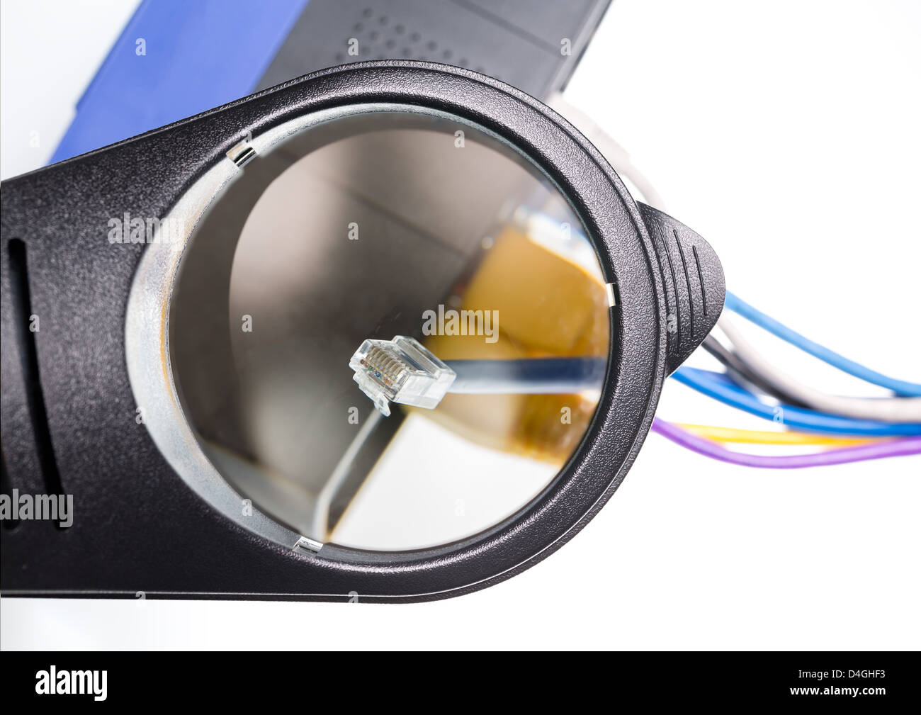 Security cables hi-res stock photography and images - Alamy