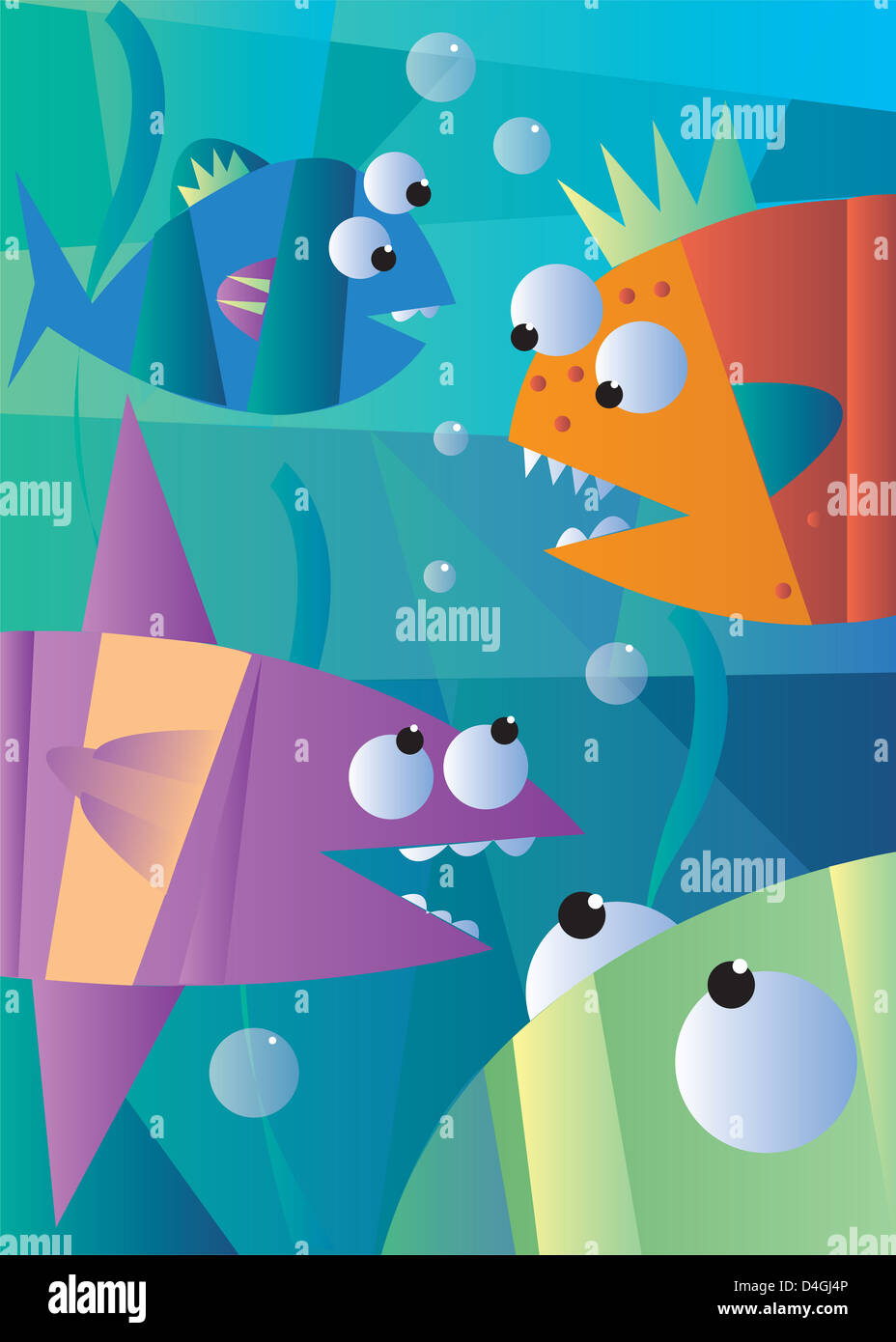 Four Fish High Resolution Stock Photography and Images - Alamy