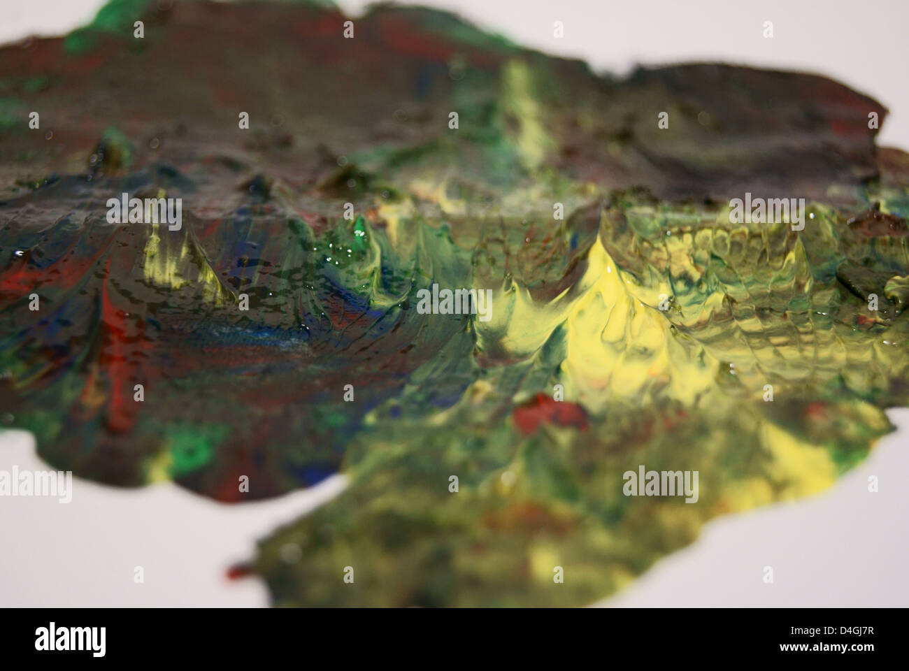 mix up wet paint Stock Photo - Alamy