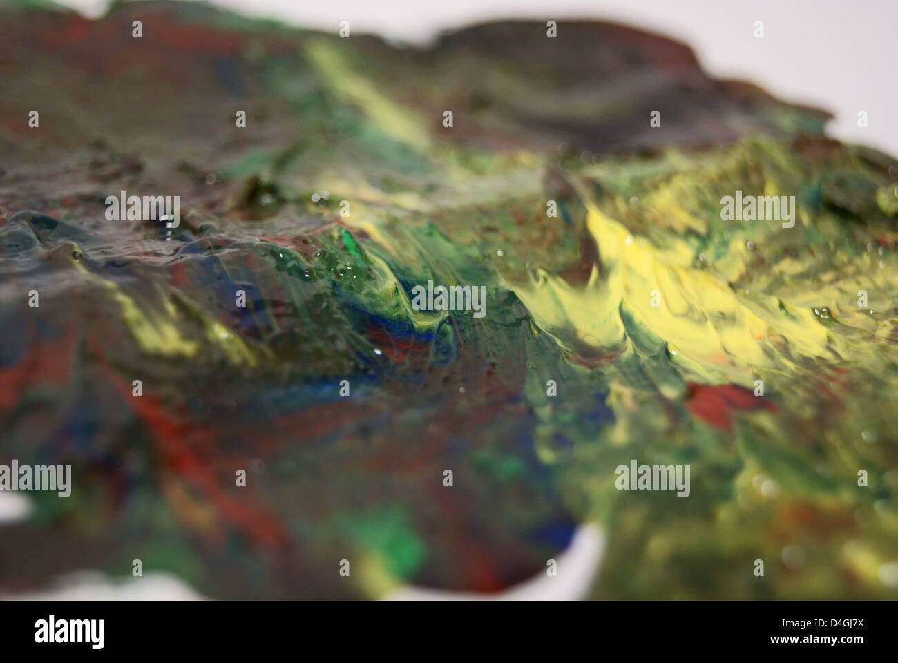 mix up wet paint Stock Photo - Alamy