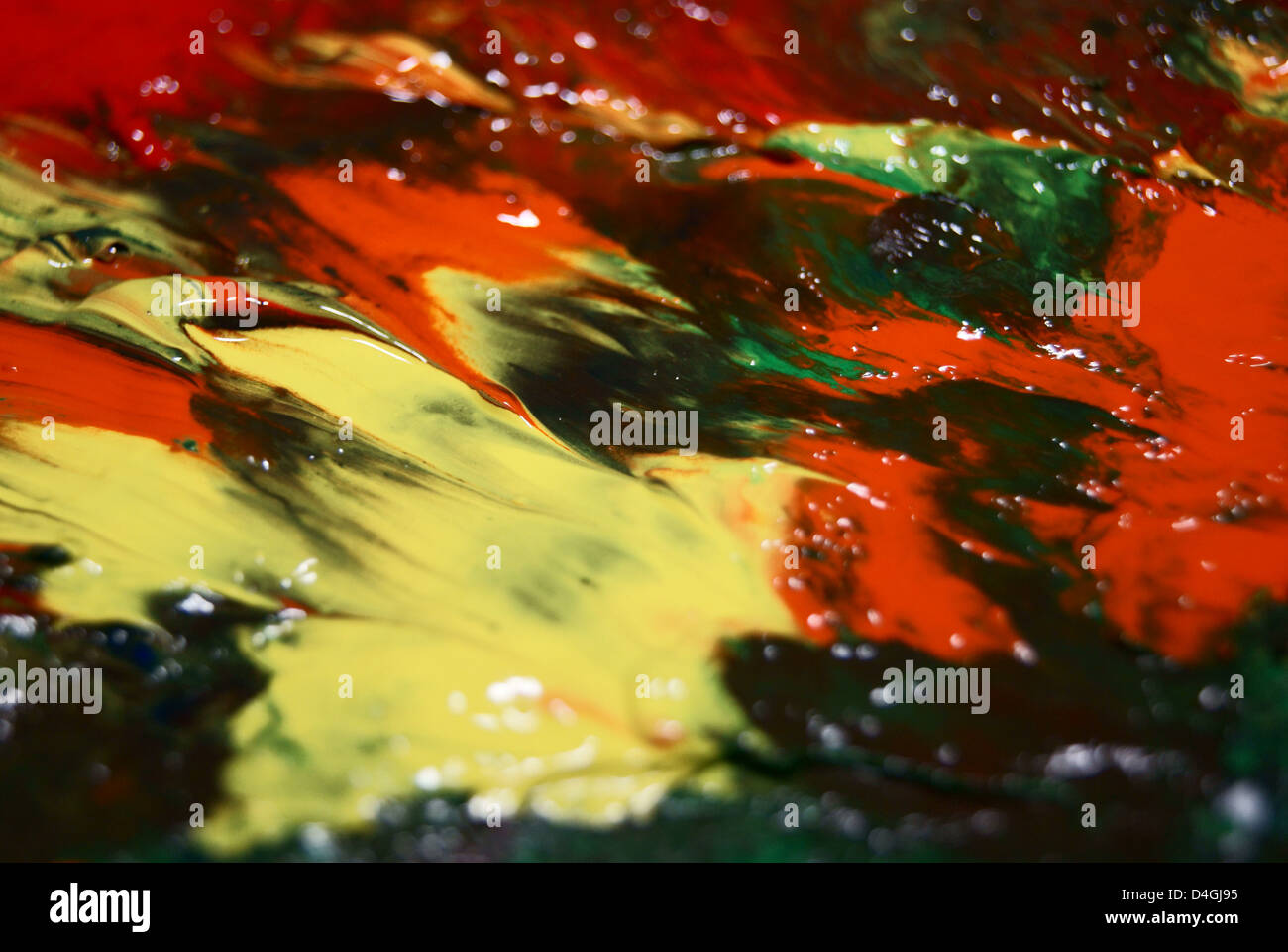 mix up wet paint Stock Photo - Alamy