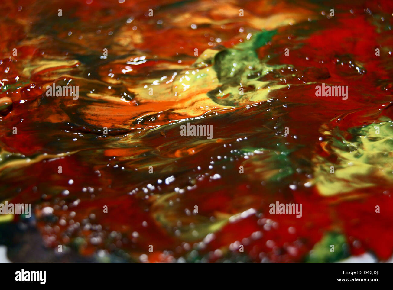 mix up wet paint Stock Photo - Alamy
