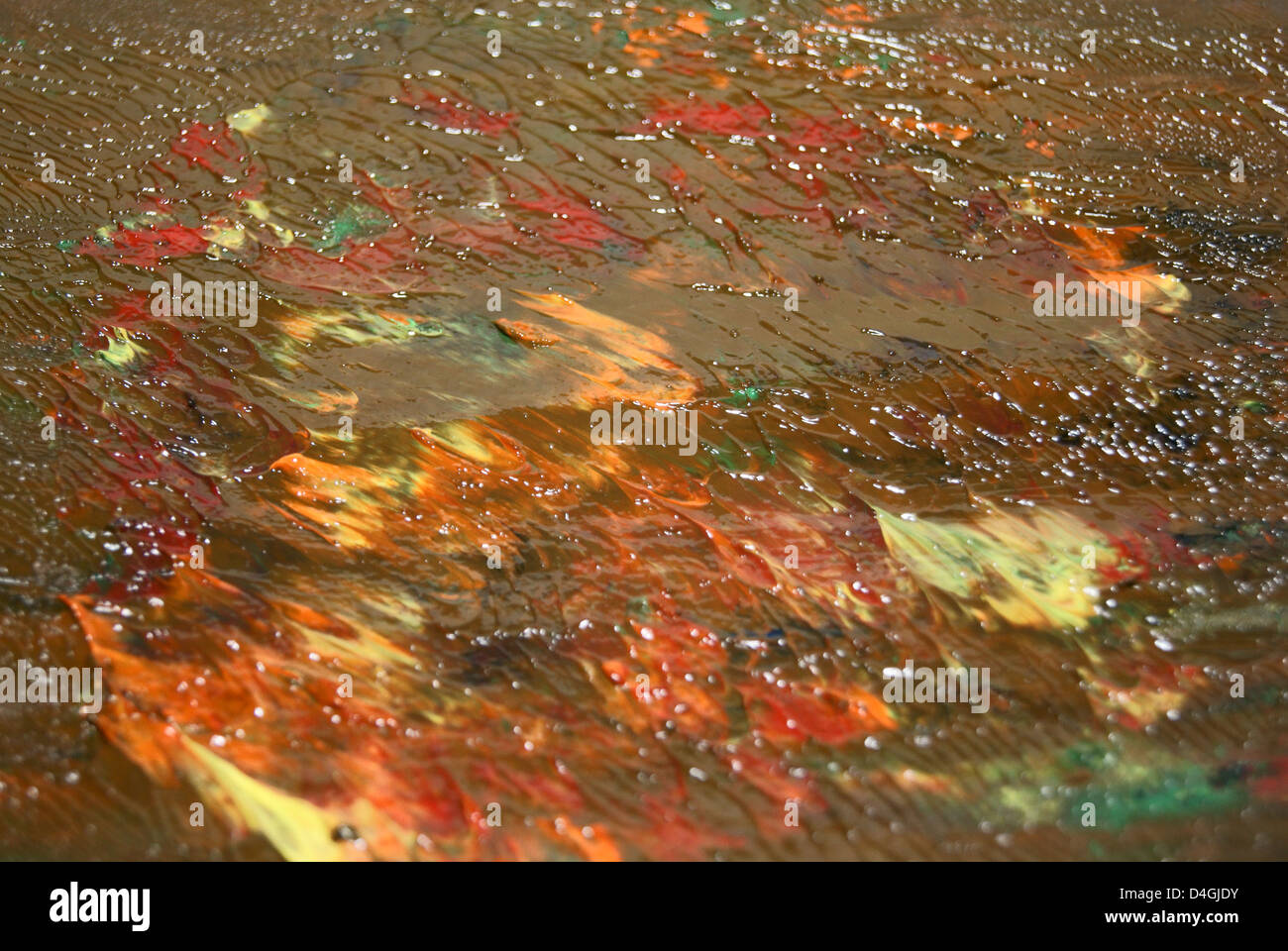 mix up wet paint Stock Photo - Alamy