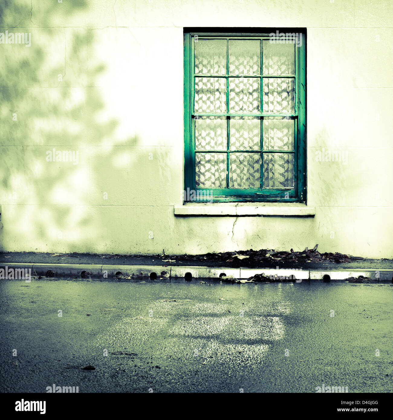 Weathered window frame in a house after rainfall Stock Photo - Alamy