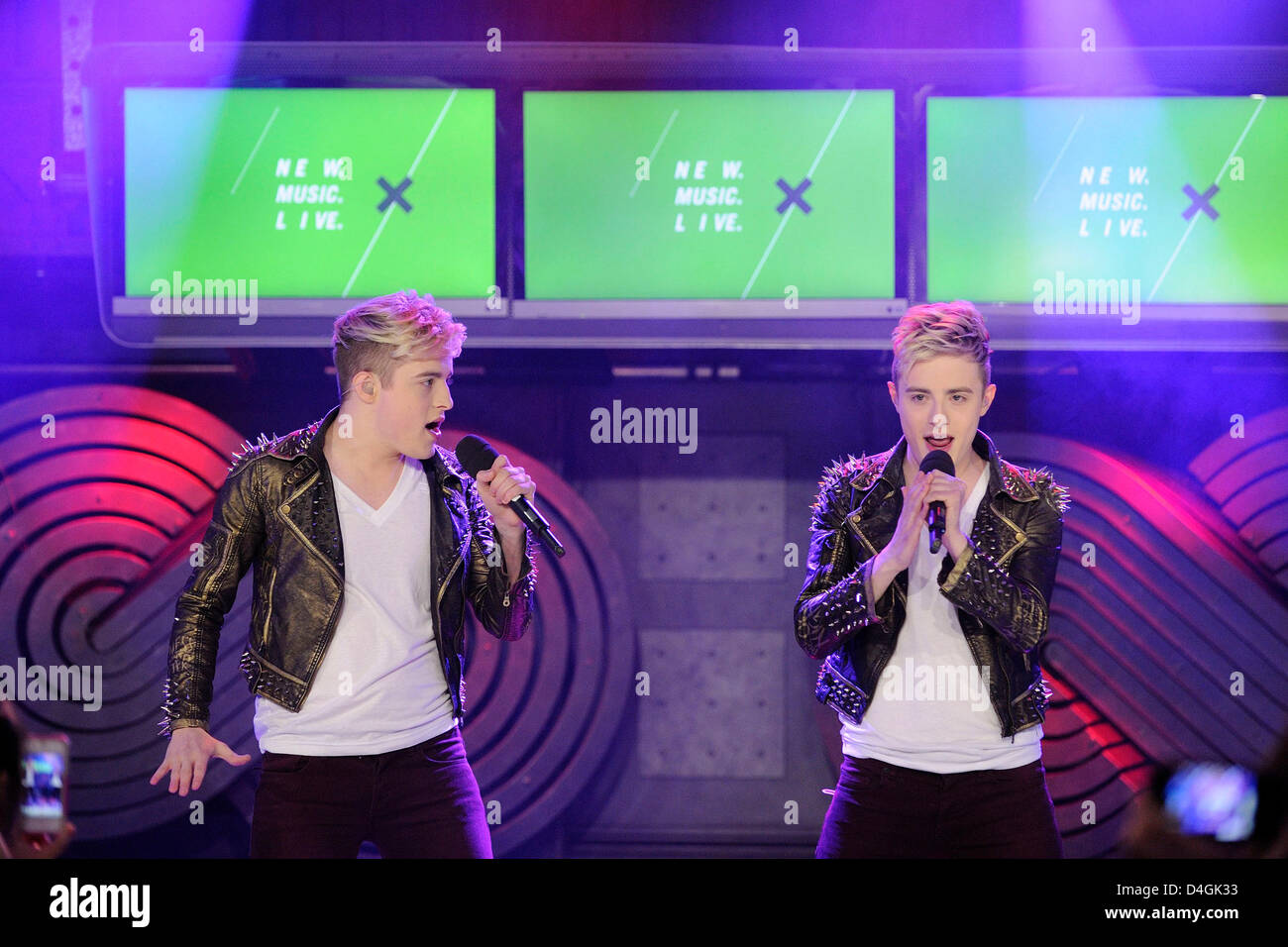 Toronto, Canada. 13th March 2013. Irish pop duo and identical twins ...