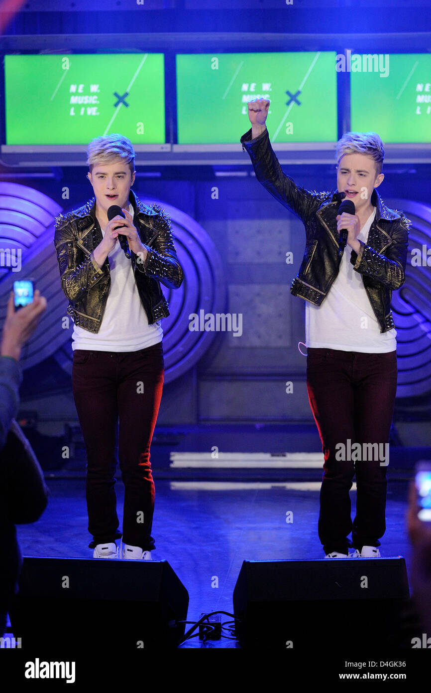 Toronto, Canada. 13th March 2013. Irish pop duo and identical twins ...