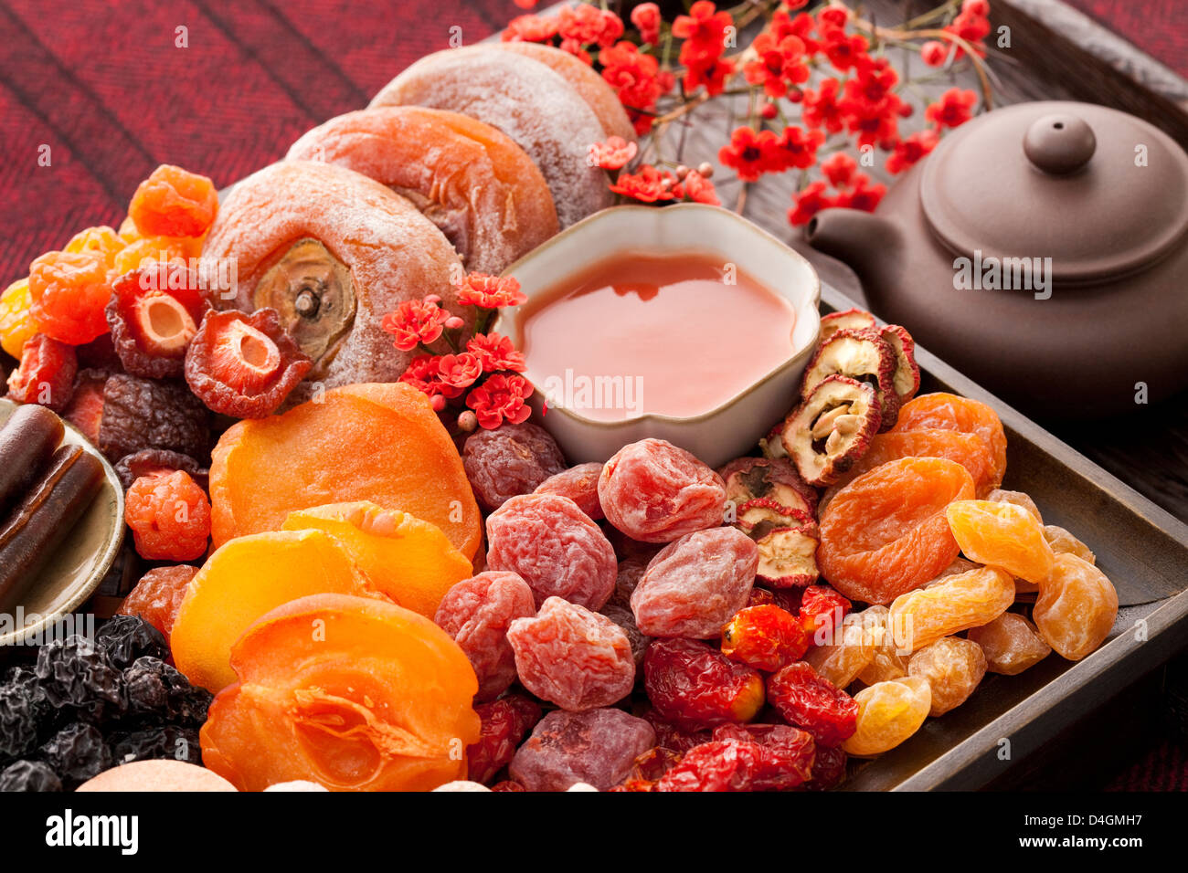 Chinese dry preserved fruits hi-res stock photography and images - Alamy