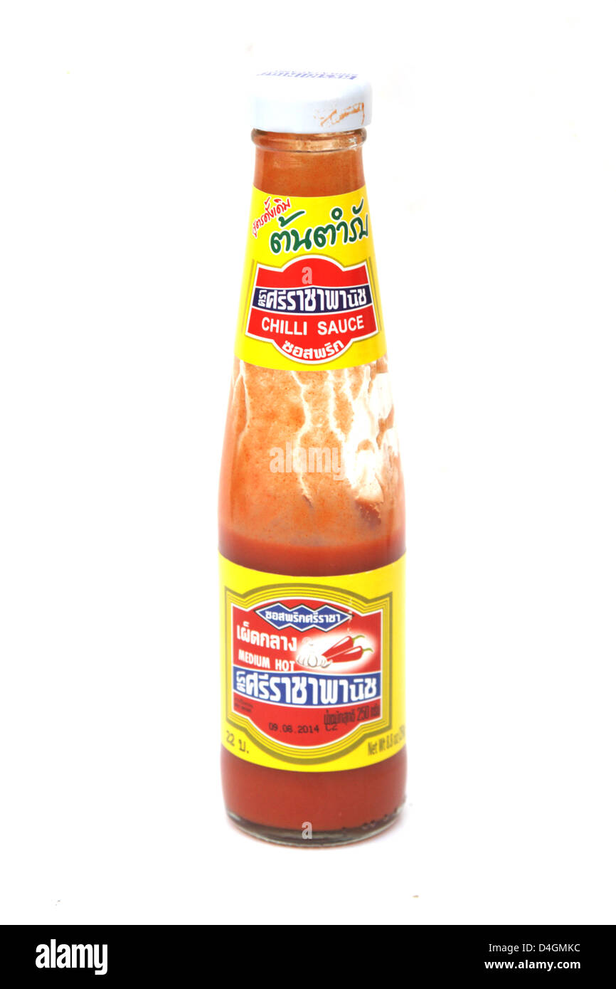 Sriraja Panich chili sauce by Thai Theparos Food Products Stock Photo ...