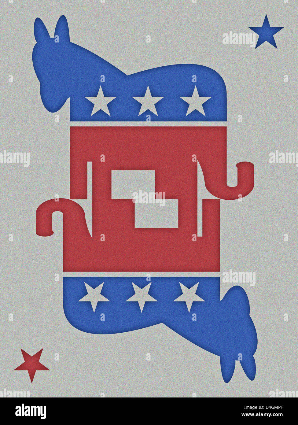 Democrat Republican Elephant High Resolution Stock Photography and ...