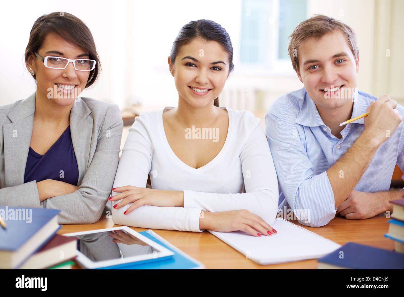 Highschool students line hi-res stock photography and images - Alamy