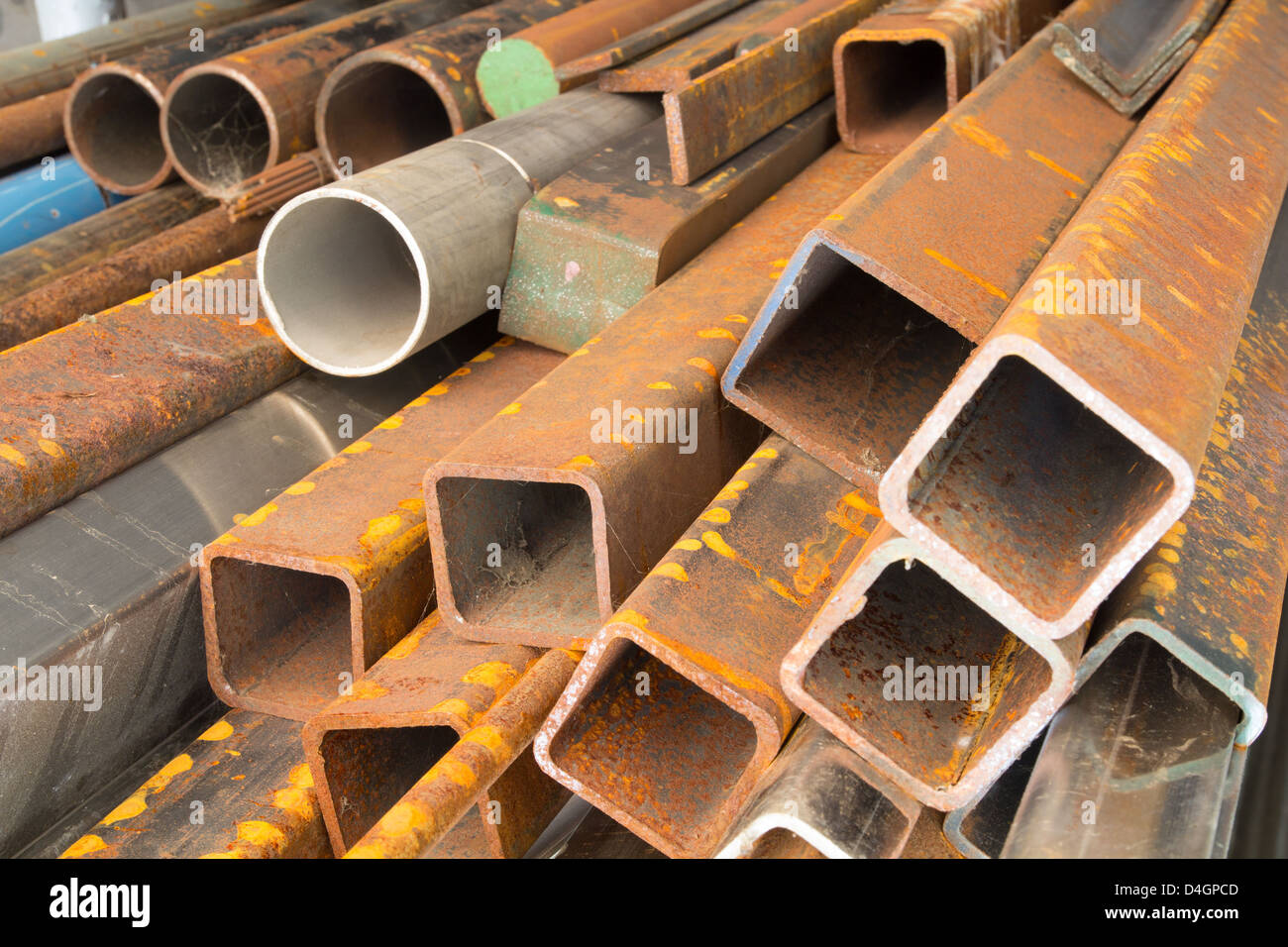 Old steel pipe hi-res stock photography and images - Alamy