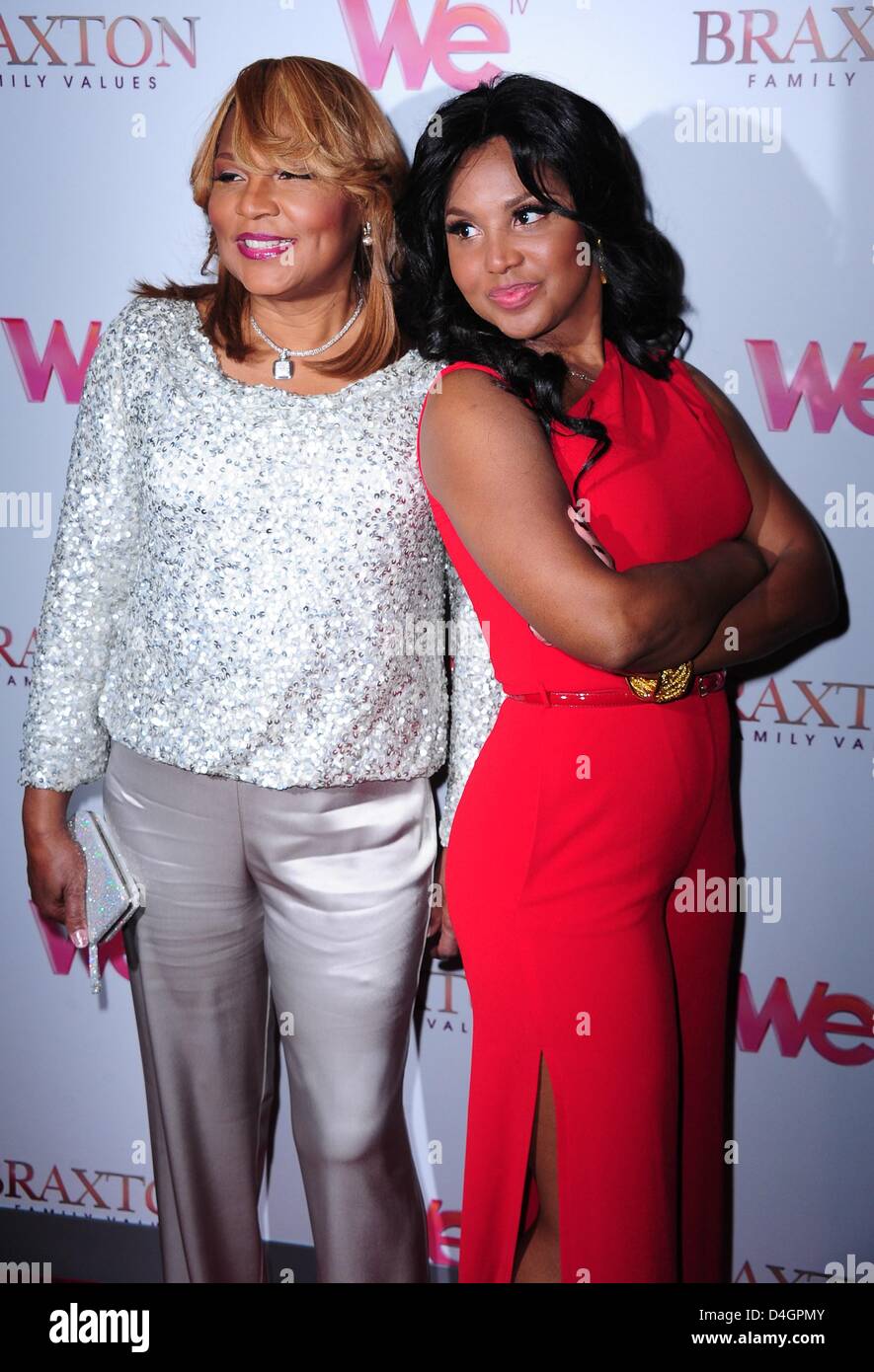 New York, USA. 13th March 2013. Evelyn Braxton, Toni Braxton at ...