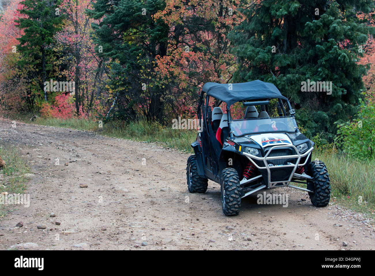 4x4 sport utility vehicle RZR mountain road 3303 Stock Photo - Alamy