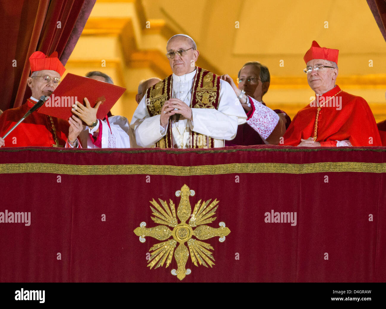 Cardinal bergoglio election hi-res stock photography and images - Alamy