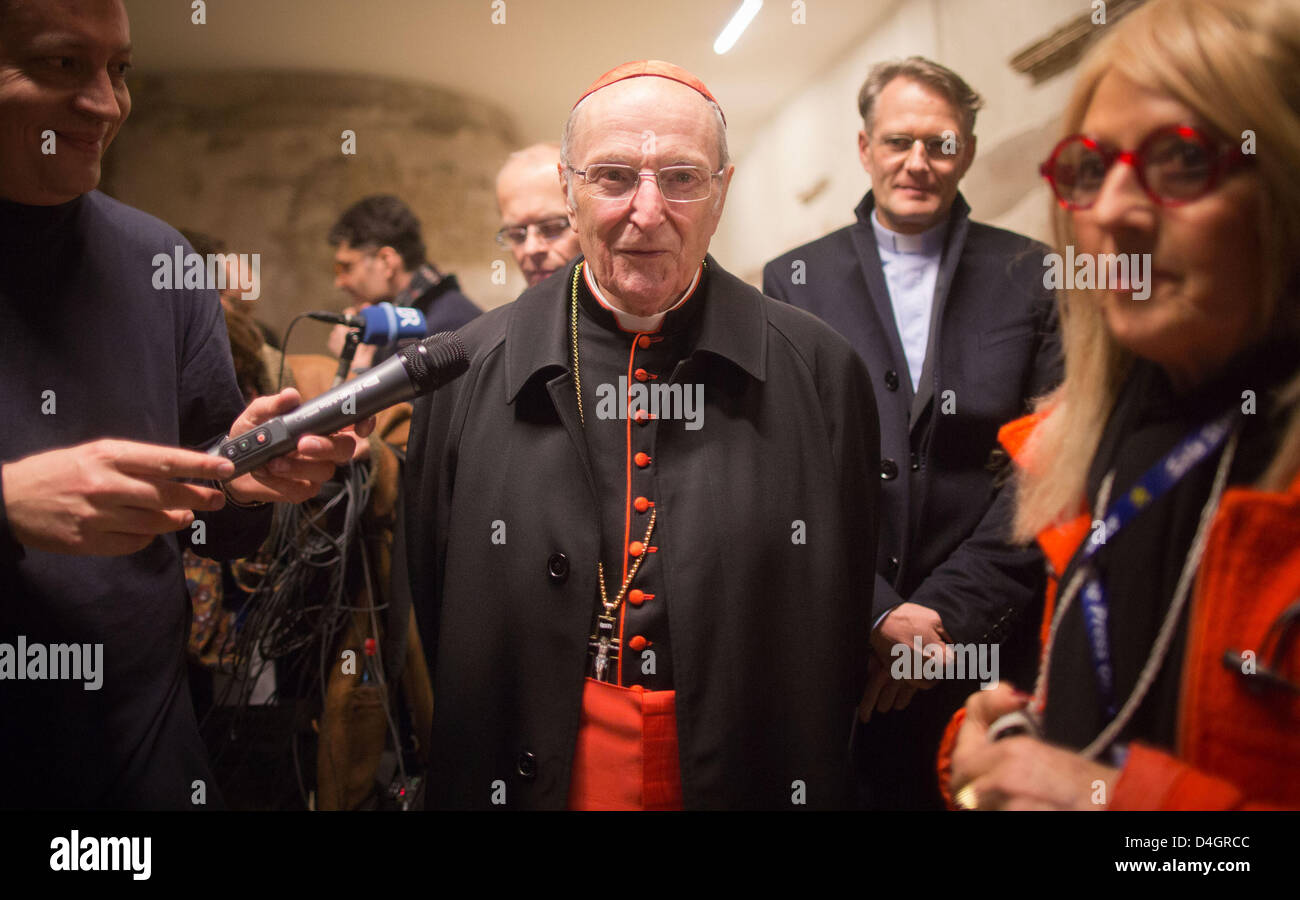 Vatican, Vatican City. 13th March 2013. Cardinal Joachim Meisner ...