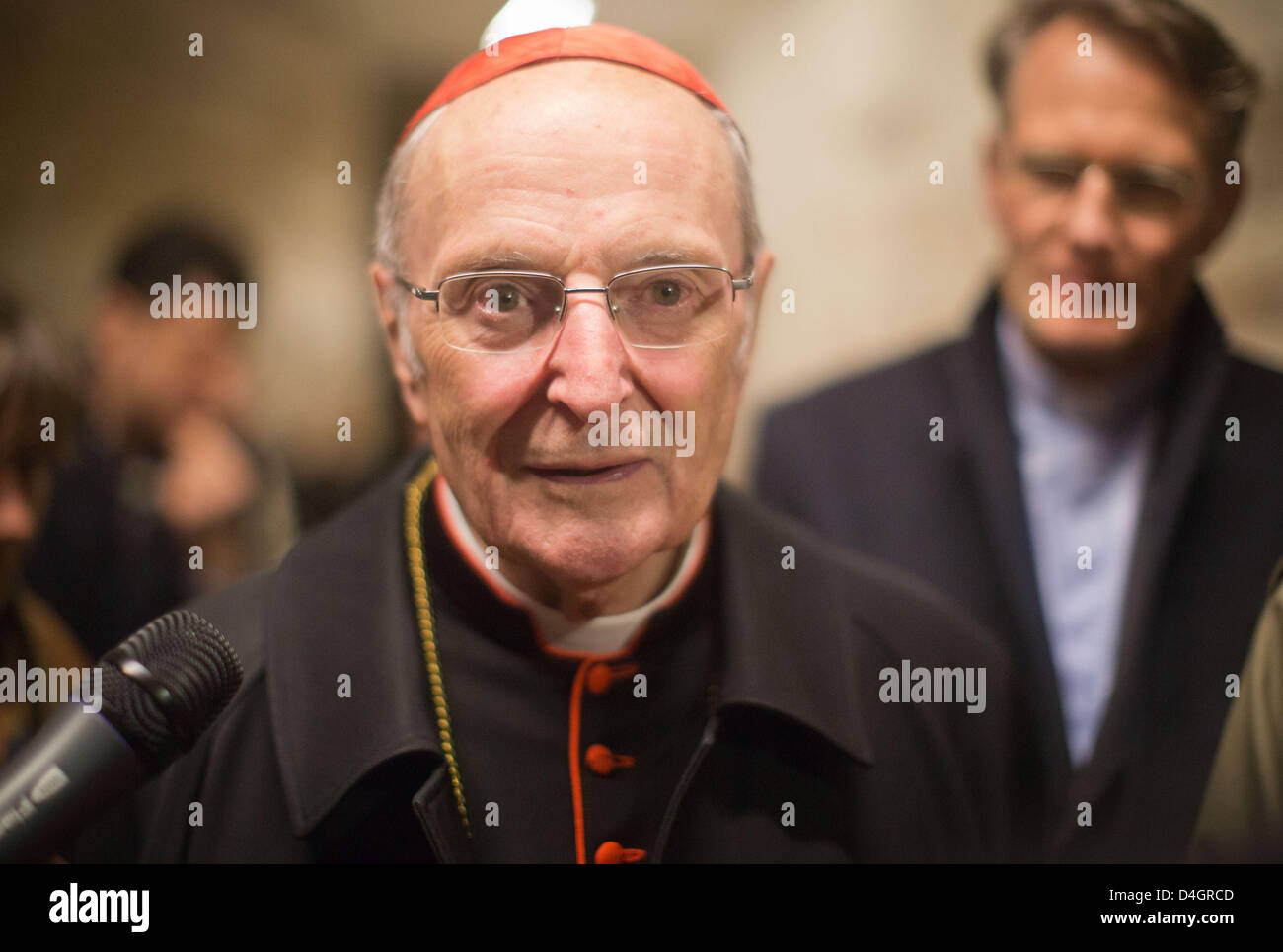 Vatican, Vatican City. 13th March 2013. Cardinal Joachim Meisner ...
