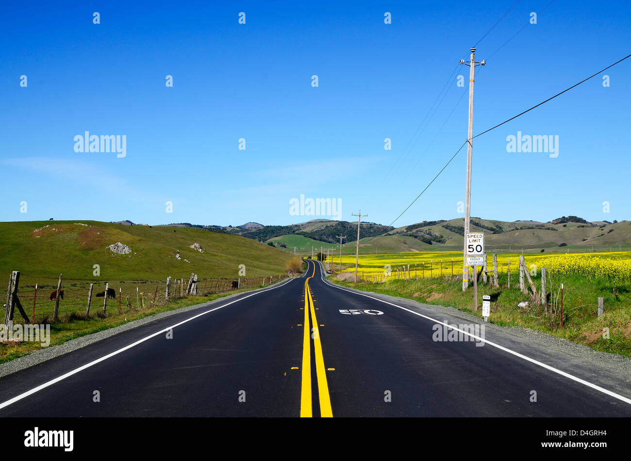 Pavement markings hi-res stock photography and images - Alamy