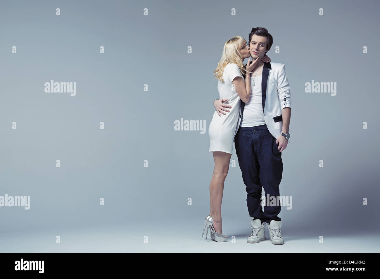 Handsome boy with his adorable girlfriend Stock Photo - Alamy