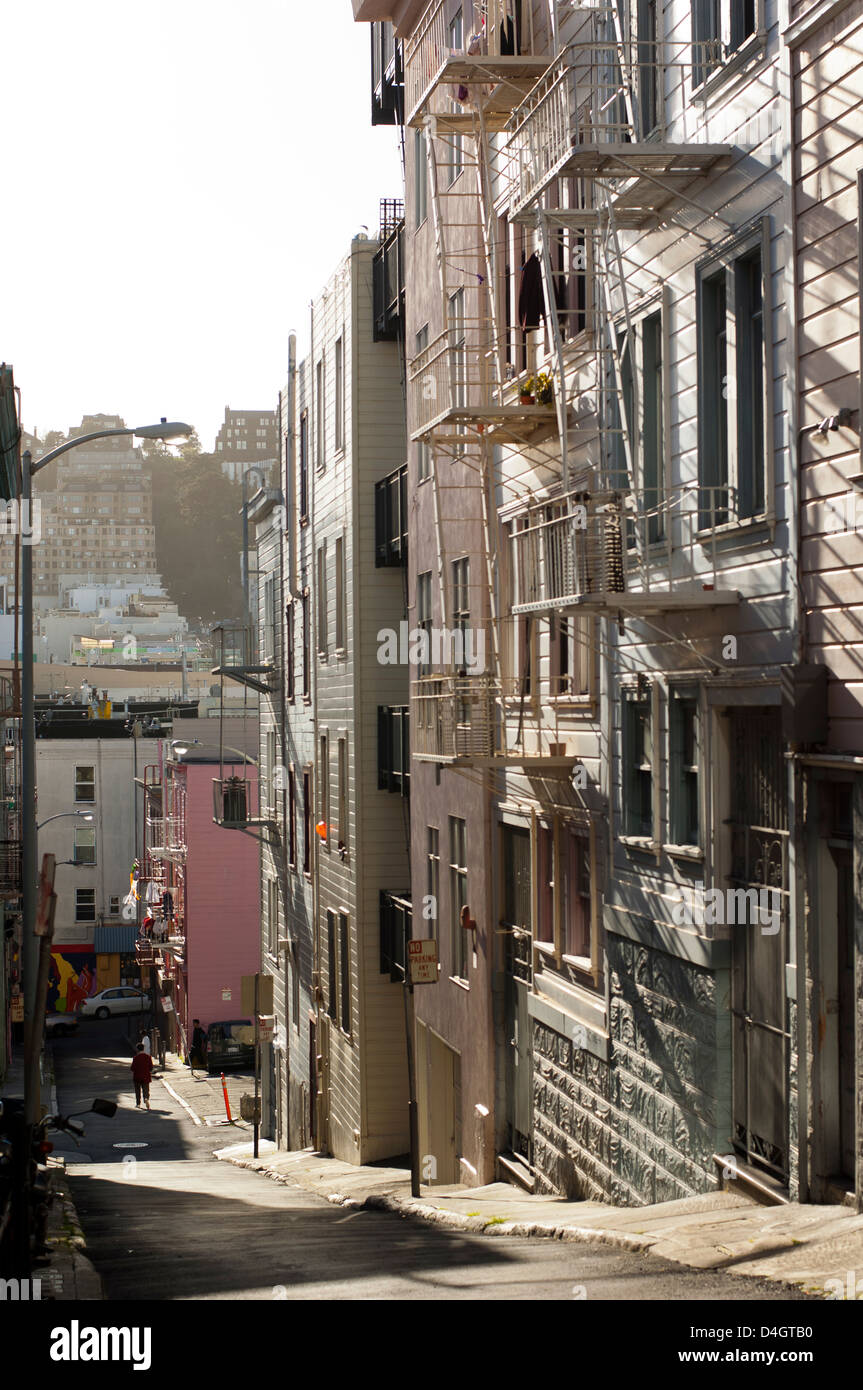 San francisco back ally hi-res stock photography and images - Alamy
