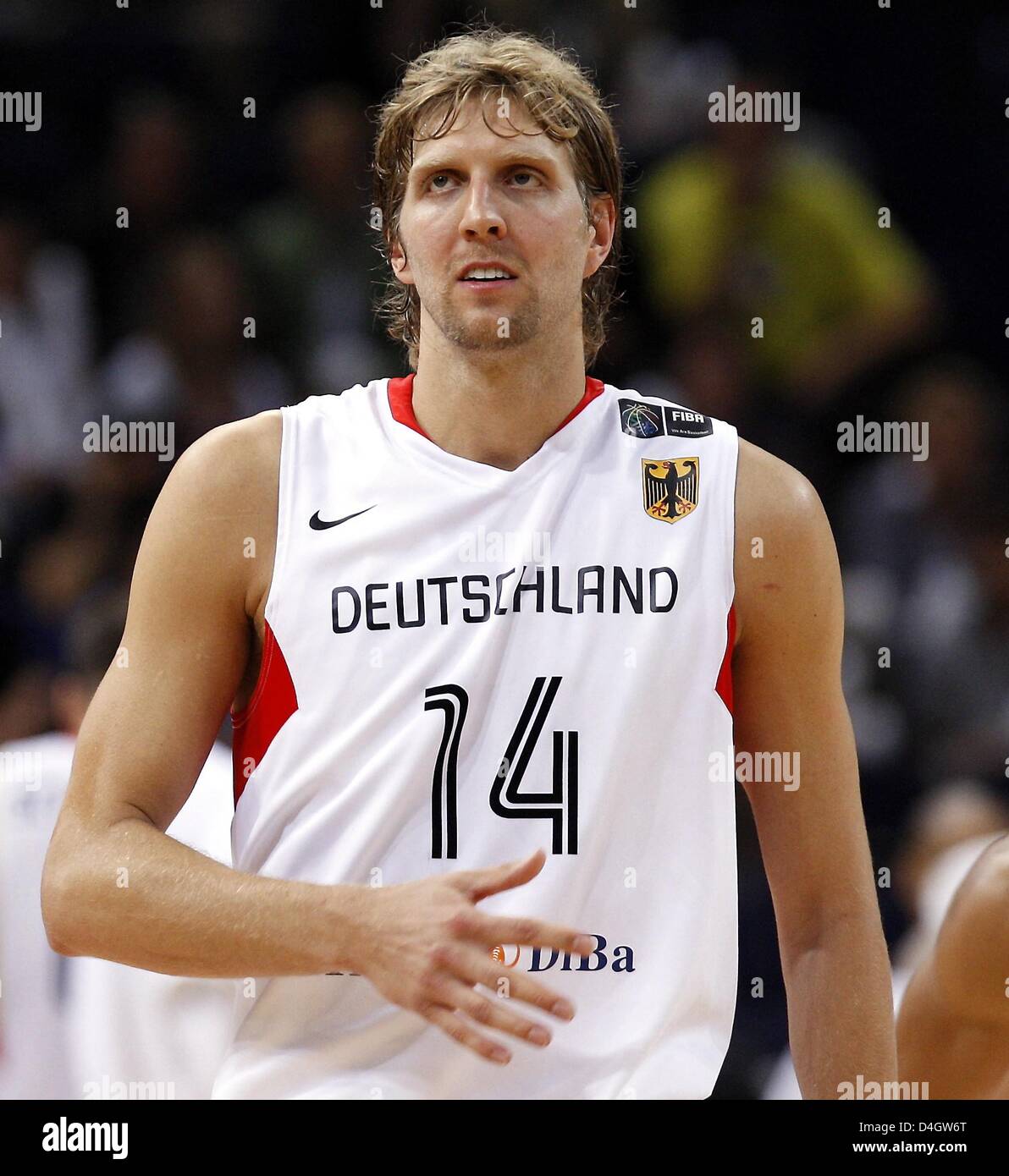 Dirk Nowitzki of Germany's national basketball squad seen during the ...