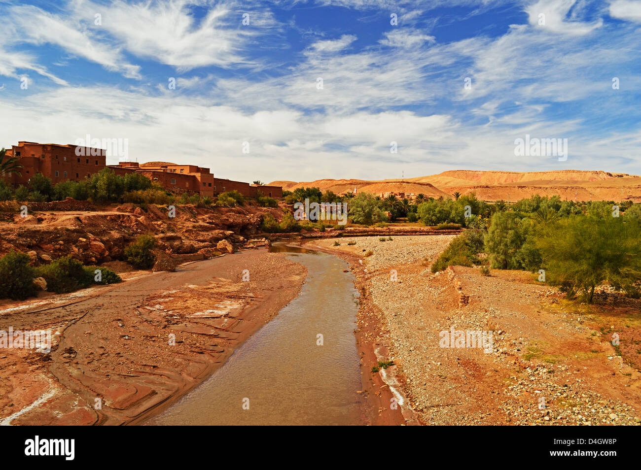 River, Ait-Benhaddou, Morocco, North Africa Stock Photo - Alamy