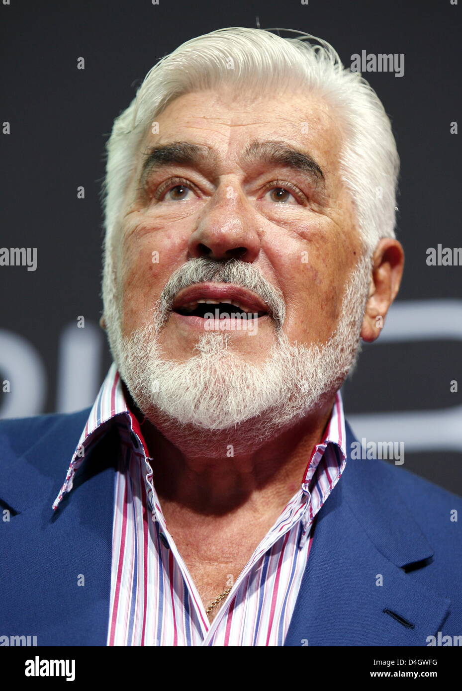 German actor Mario Adorf seen during a talk within the scope of the ...