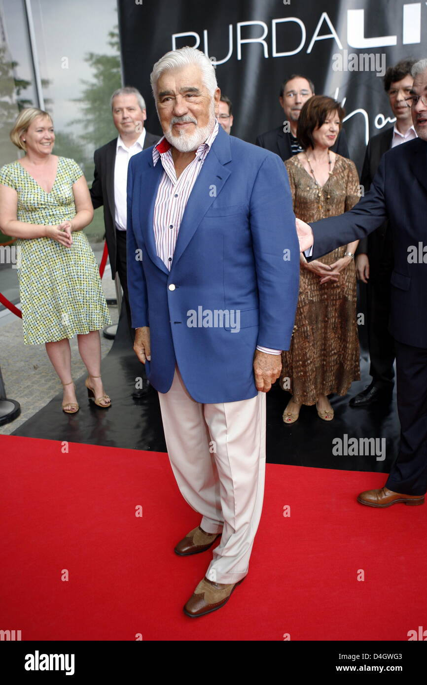 German actor Mario Adorf arrives for a talk within the scope of the ...