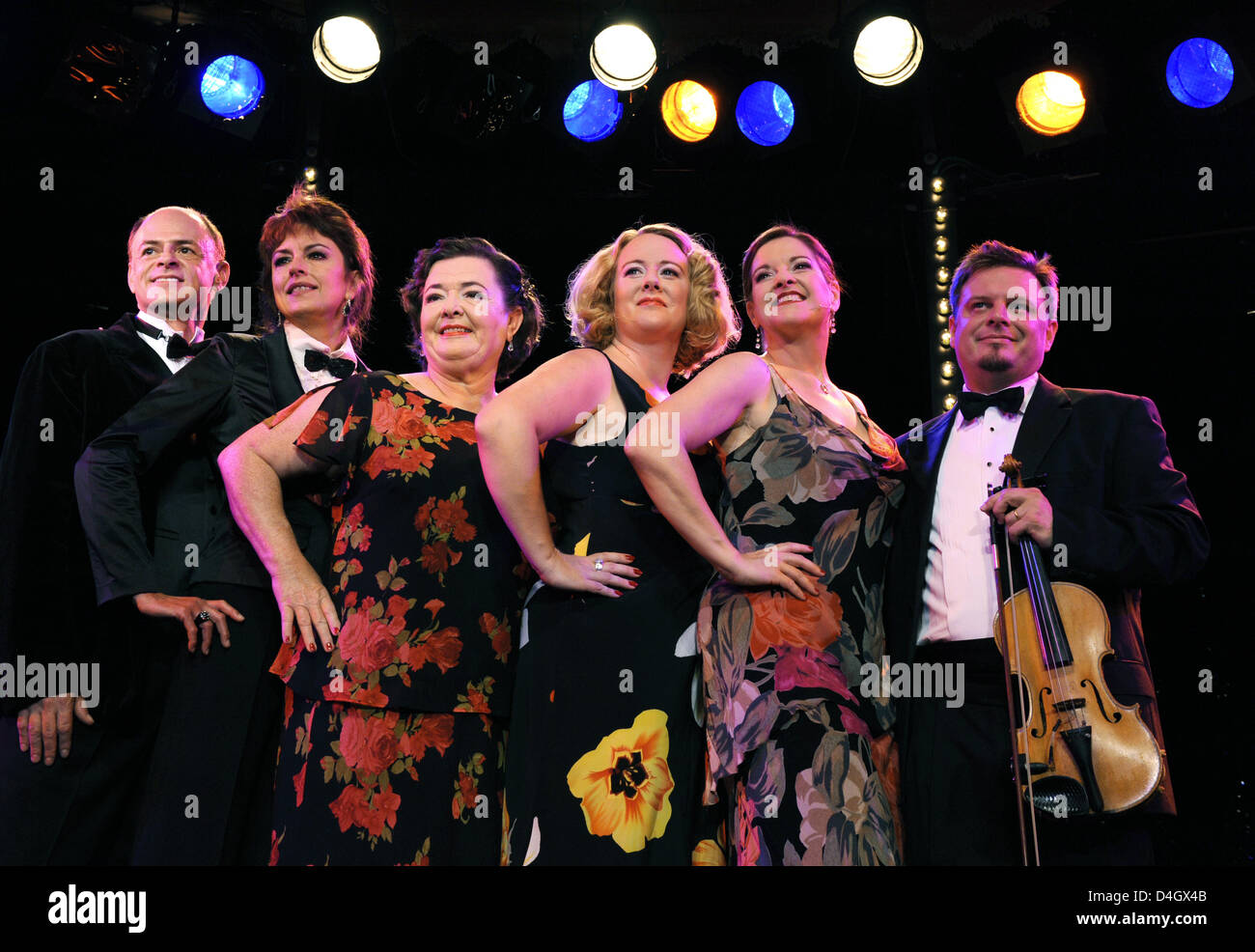 New Orleans based group 'The Pfister Sisters', (L-R) Harry Mayronne ...