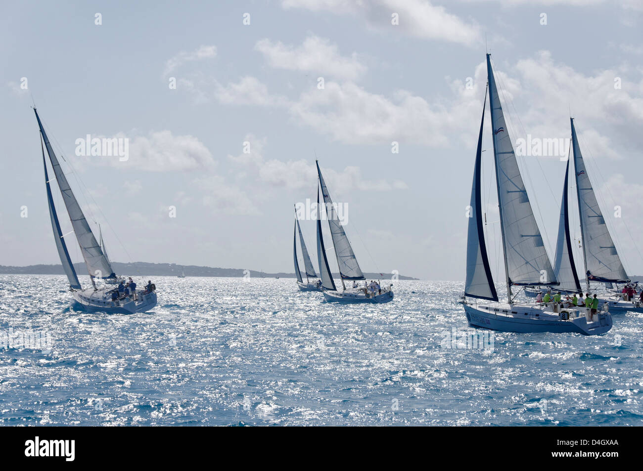 British virgin islands sailing hi-res stock photography and images - Alamy