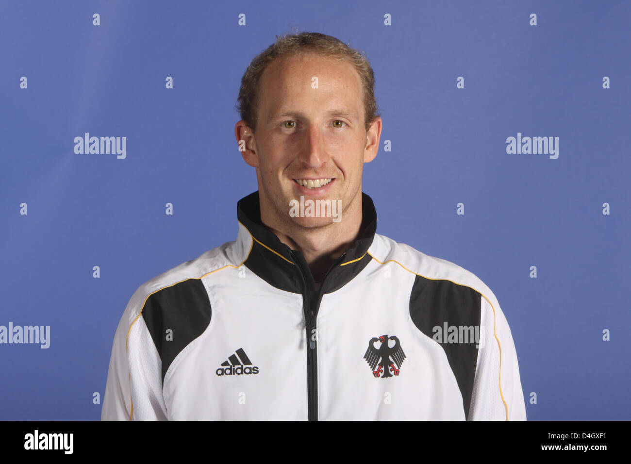 German long distance swimmer Thomas Lurz poses during the outfitting ...