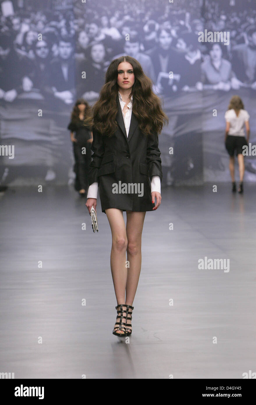 Models present fashion by designer Michael Michalsky on the catwalk at ...