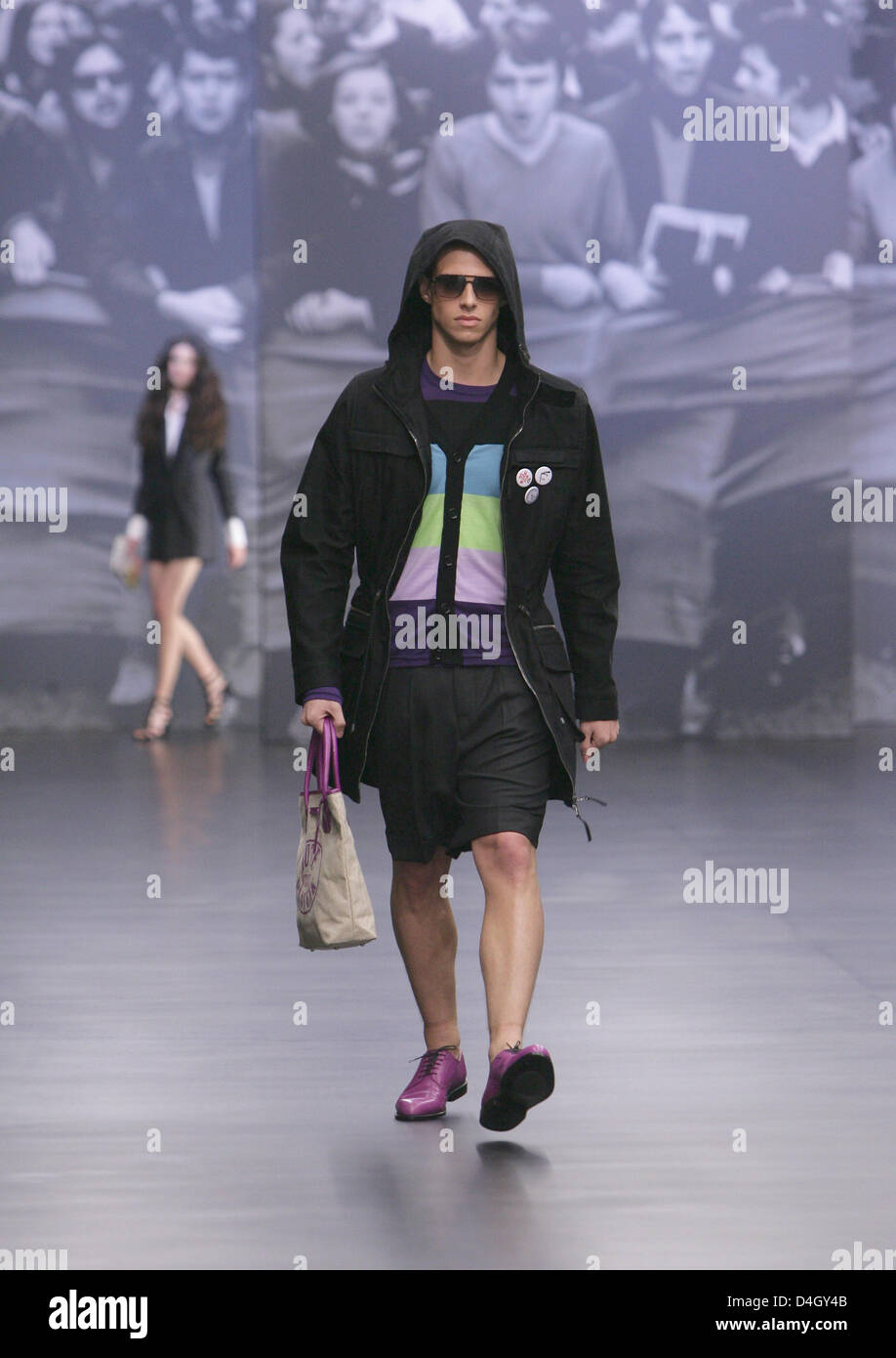 Models present fashion by designer Michael Michalsky on the catwalk at ...