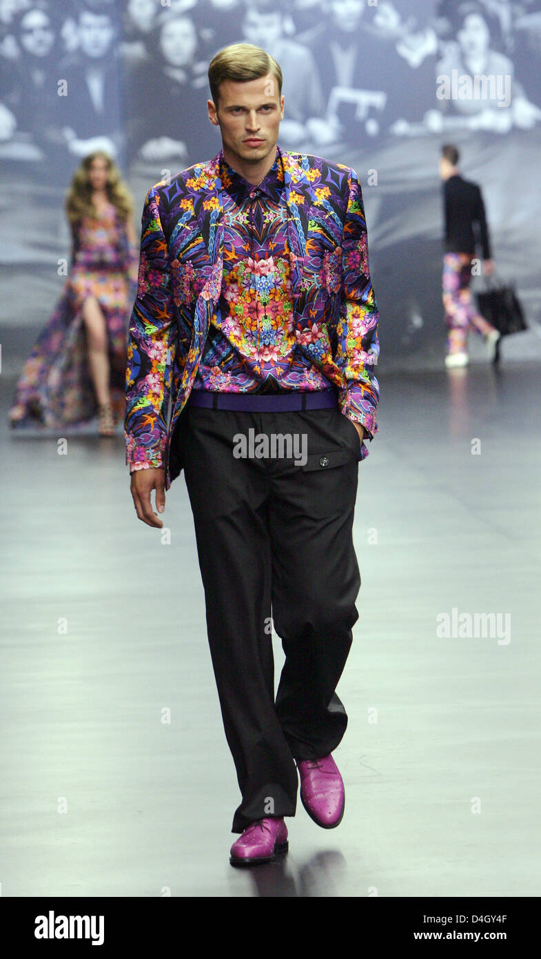 Models present fashion by designer Michael Michalsky on the catwalk at ...