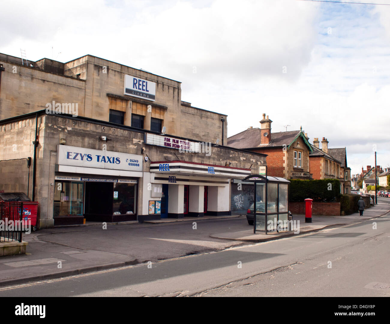 Chippenham, in Wiltshire England UK. The Reel cinema Stock Photo ...