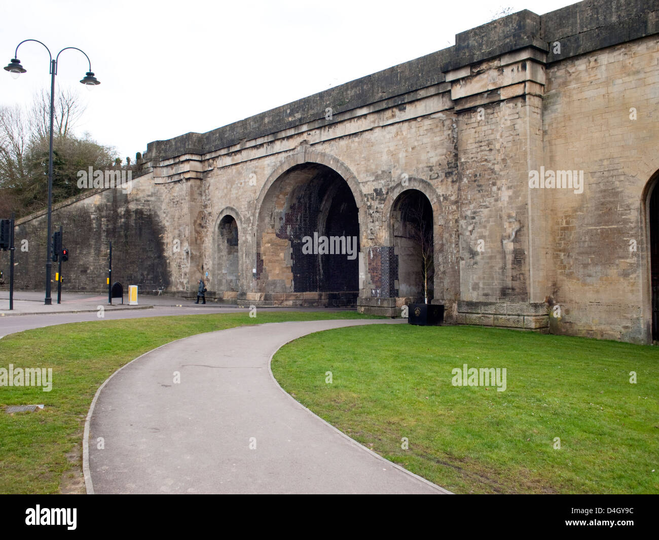 Chippenham, in Wiltshire England UK. Brunel's railway bridge Stock ...