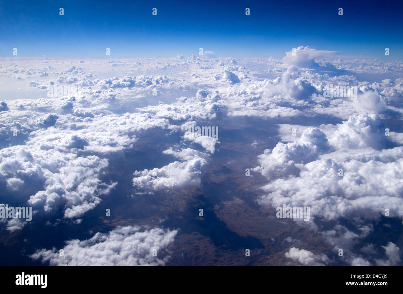 Aerial sky and clouds background Stock Photo - Alamy