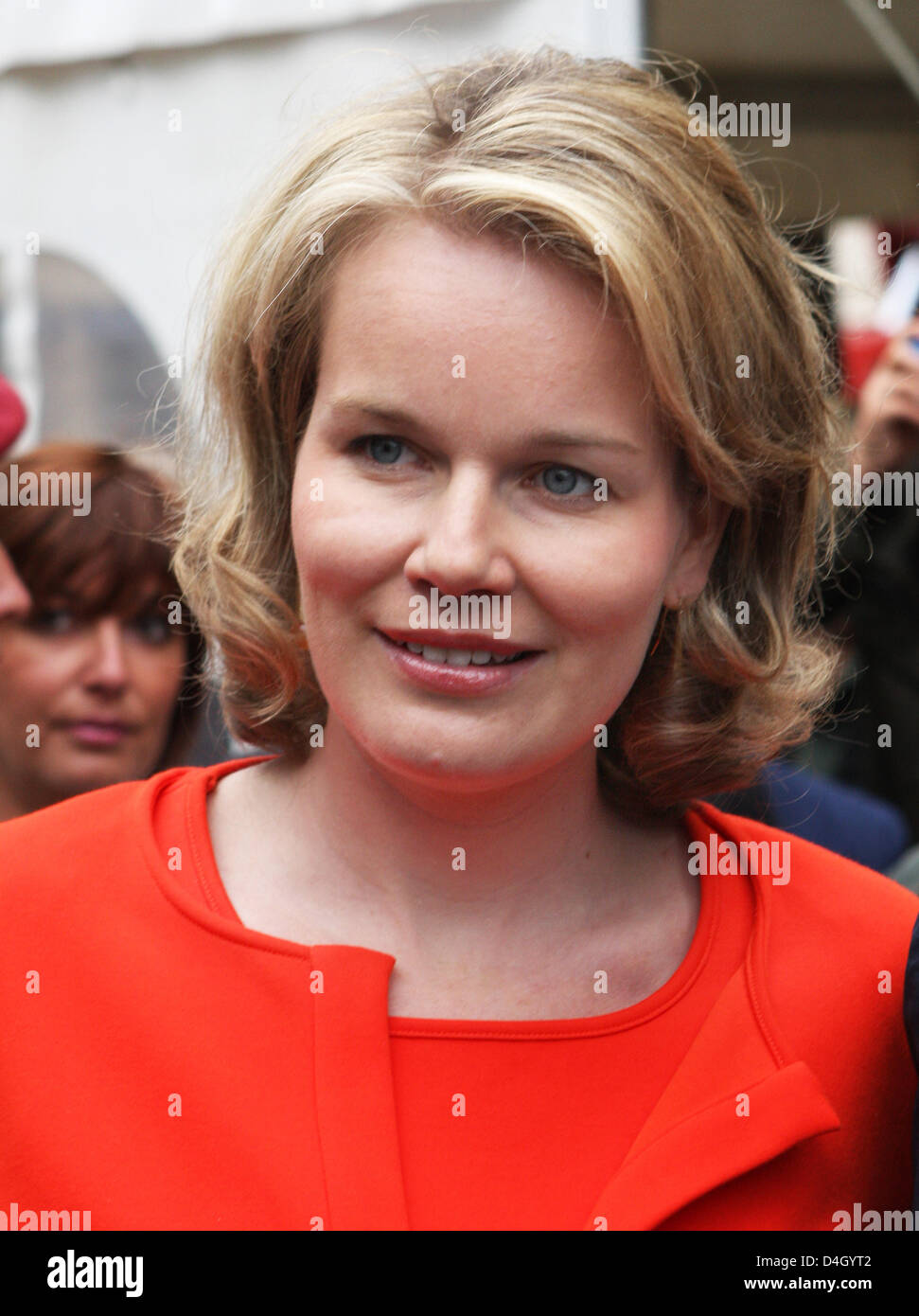 Princess Mathilde of Belgium attends the traditional military ceremony ...