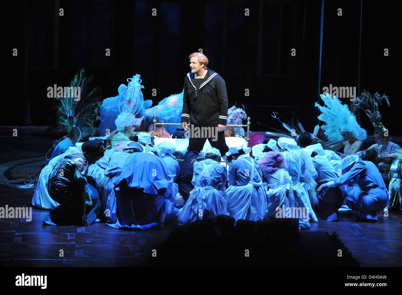 Christopher Ventris (C) plays the role of 'Parsifal' during the ...