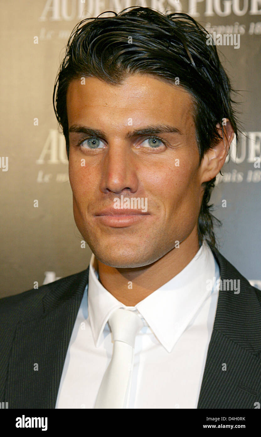 Spanish actor Ivan Cabrera, Mister Universe 2008, poses during a gala ...