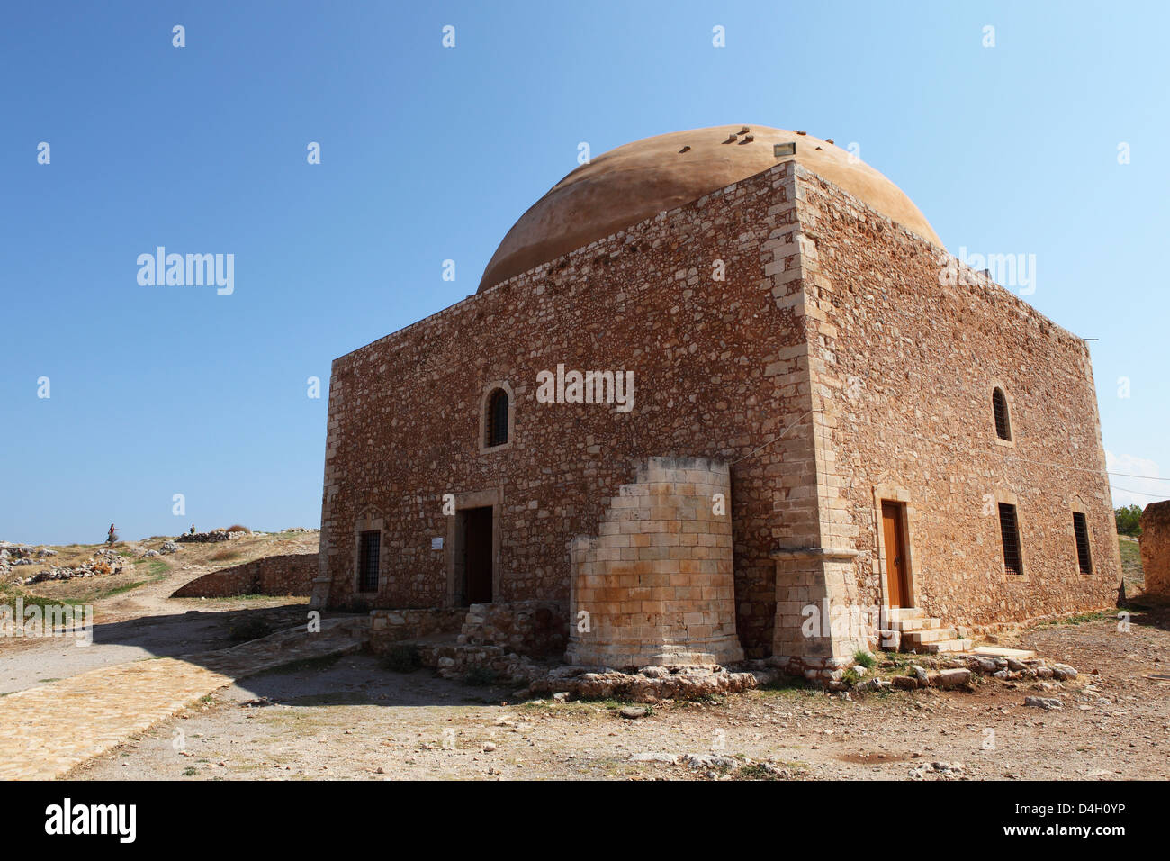 The Mosque of Sultan Ibrahim within the Fortezza, or castle, in ...