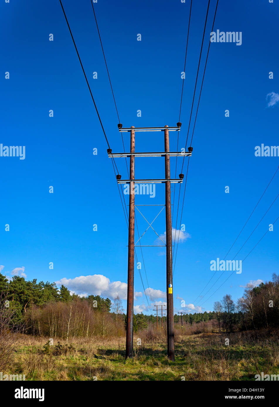 Old telegraph pole hi-res stock photography and images - Alamy
