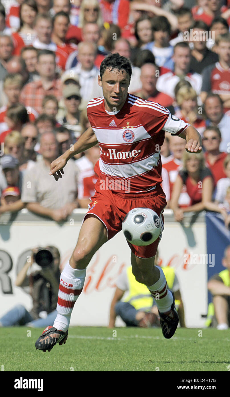 Midfielder Mark van Bommel of Bundesliga club FC Bayern Munich during ...
