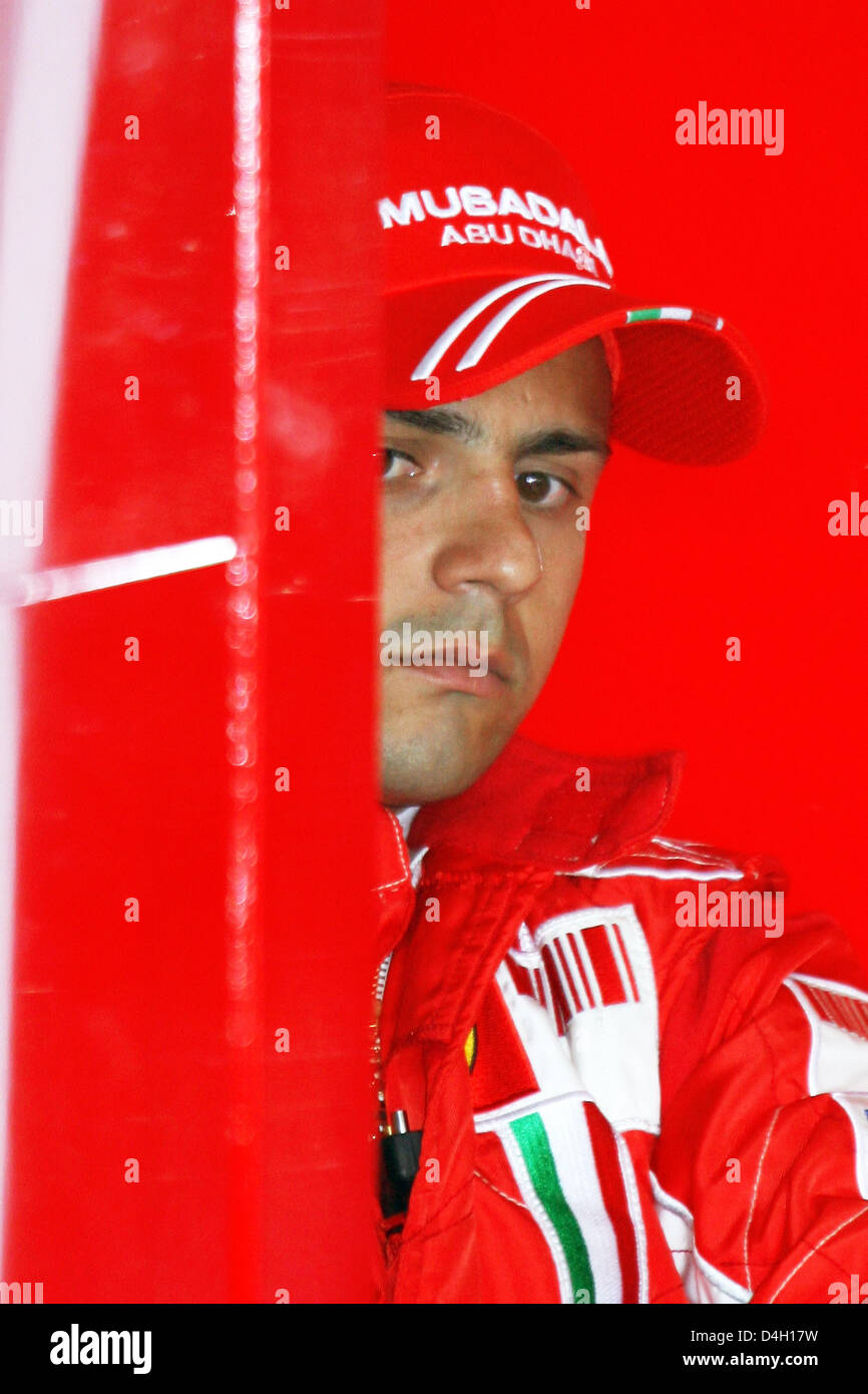 Brazilian Formula One driver Felipe Massa of Scuderia Ferrari pictured ...