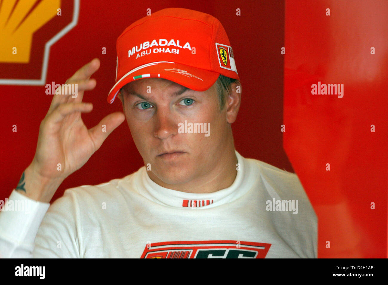 Finnish Formula One driver Kimi Raikkonen of Scuderia Ferrari pictured ...