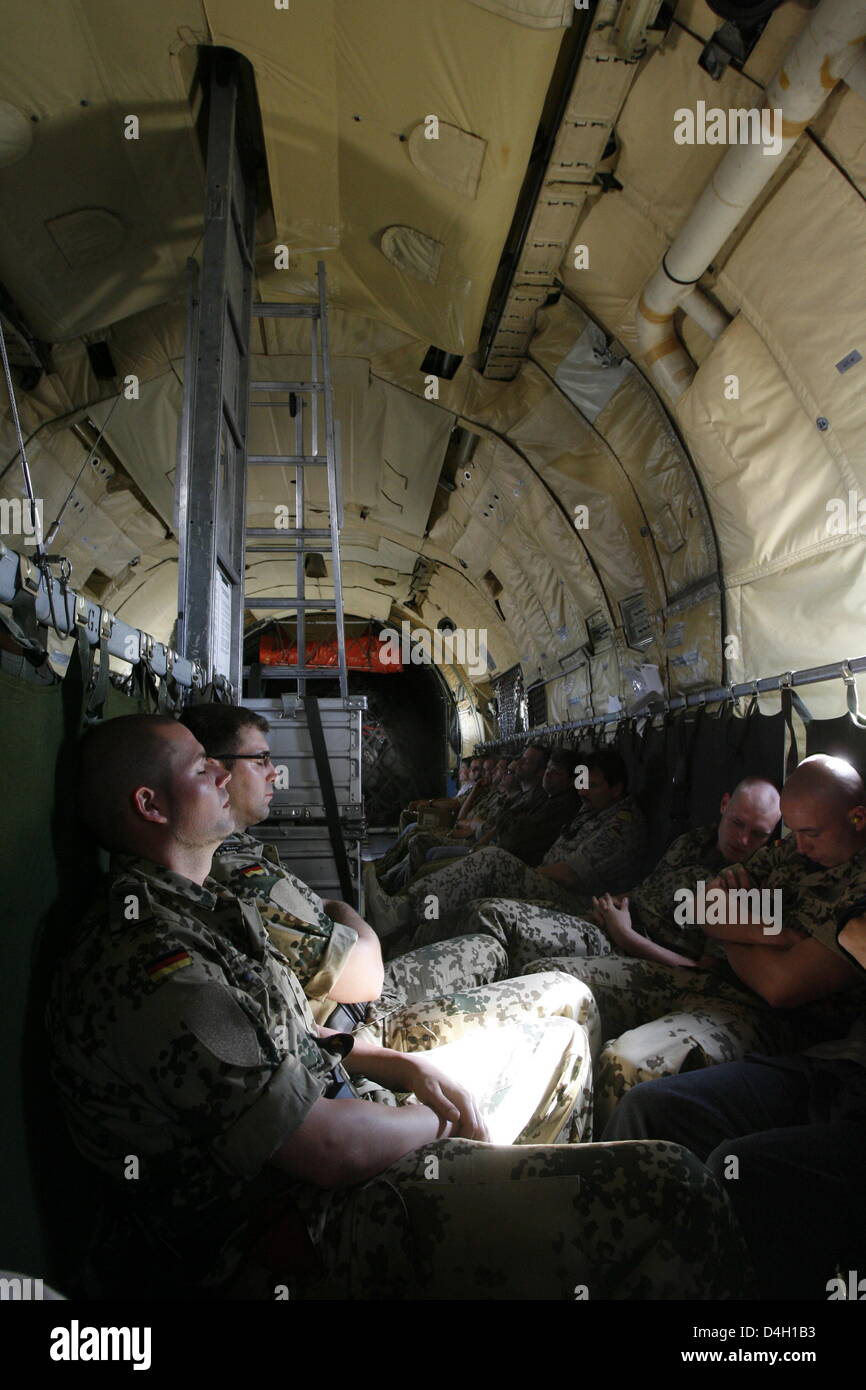 German Bundeswehr Quick Reaction Force (QRF) soldiers seen during a ...